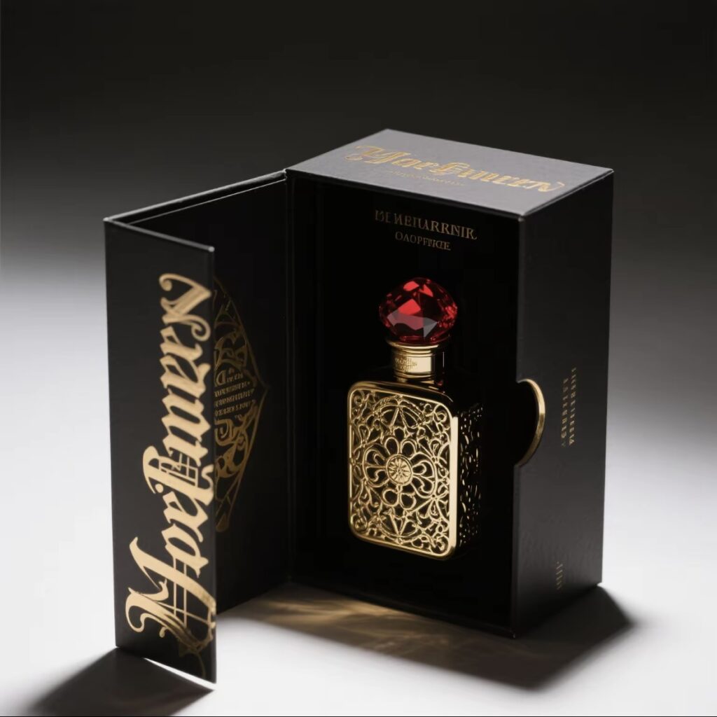 Transparent Window Perfume Boxes Custom Rigid Box, Paper Packaging ...